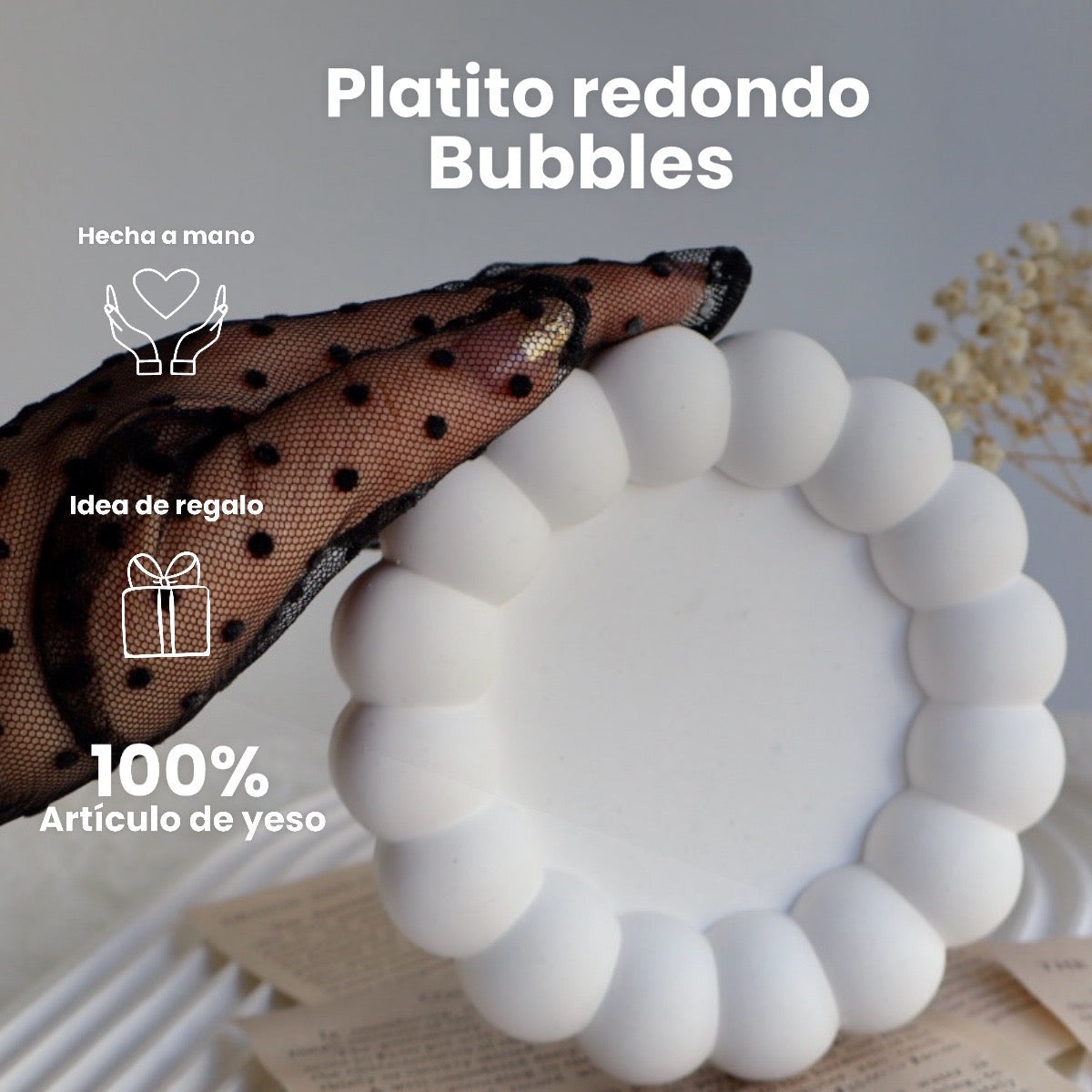 Platito redondo”Bubbles” – VelaVista